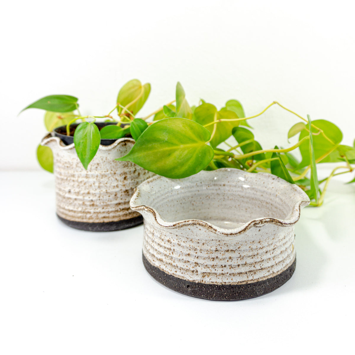 Danish Ceramic Planter set by Kaj Henning Jensen for KH Keramik, 1970s ...